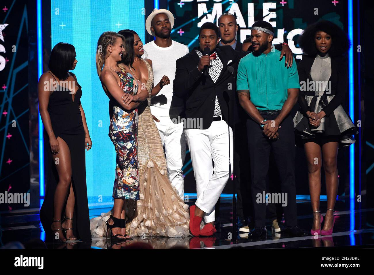 Lauren London, from left, Brittany Daniel, Wendy Raquel Robinson, Jay ...