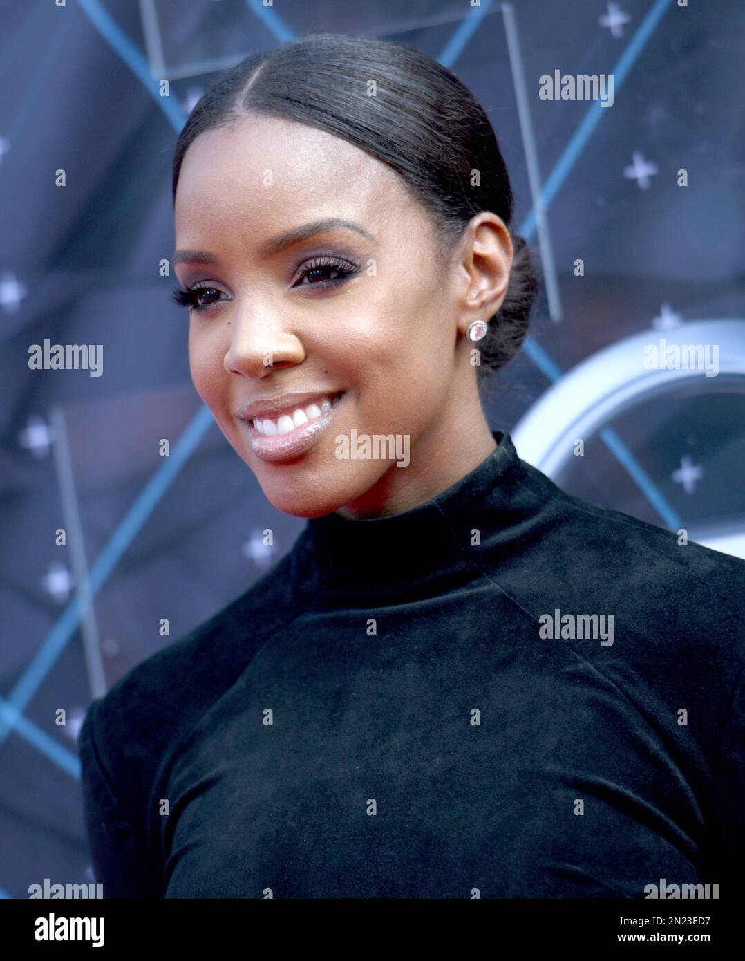 Kelly Rowland arrives at the BET Awards at the Microsoft Theater on ...