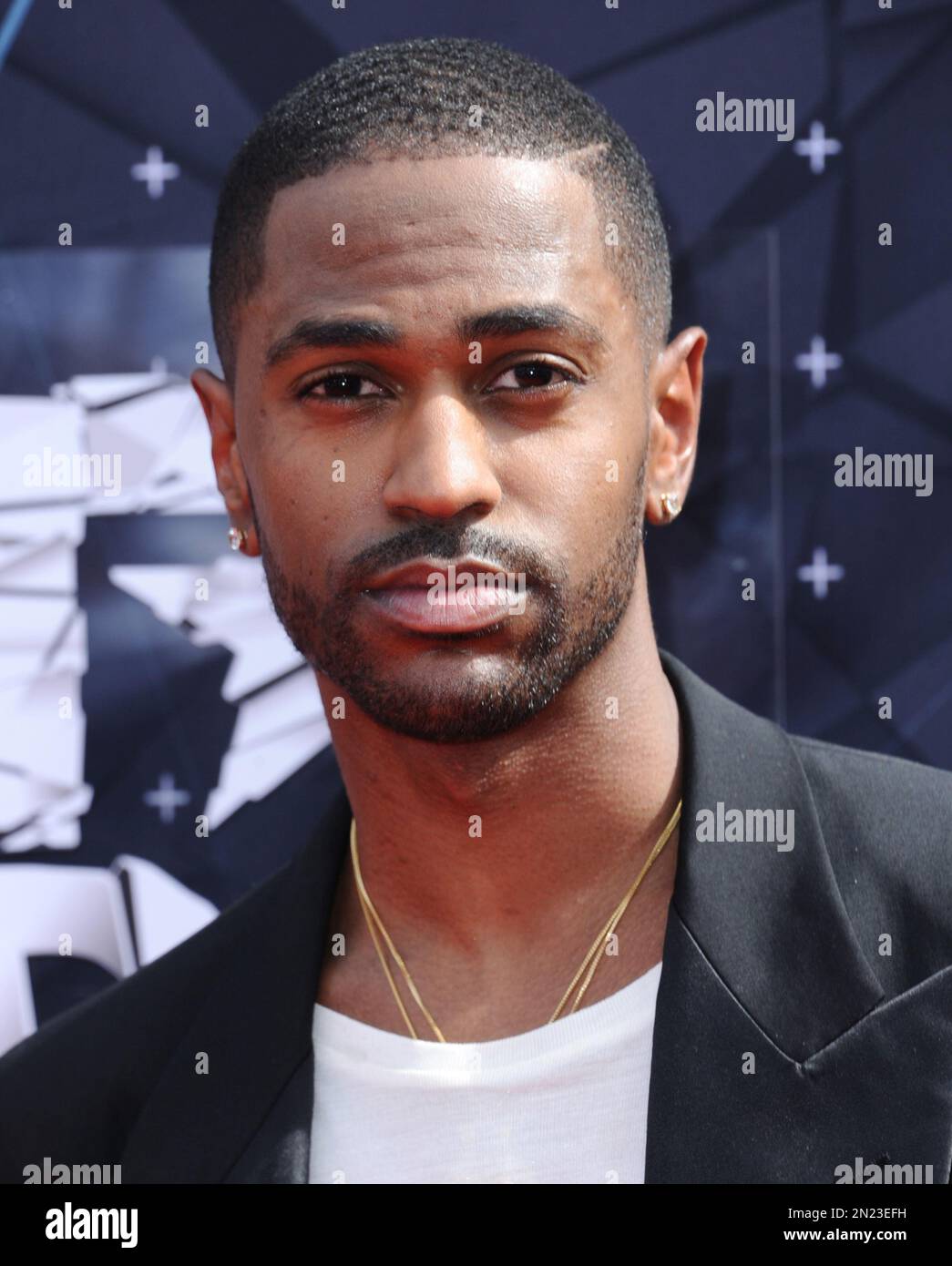 Big Sean arrives at the BET Awards at the Microsoft Theater on Sunday ...