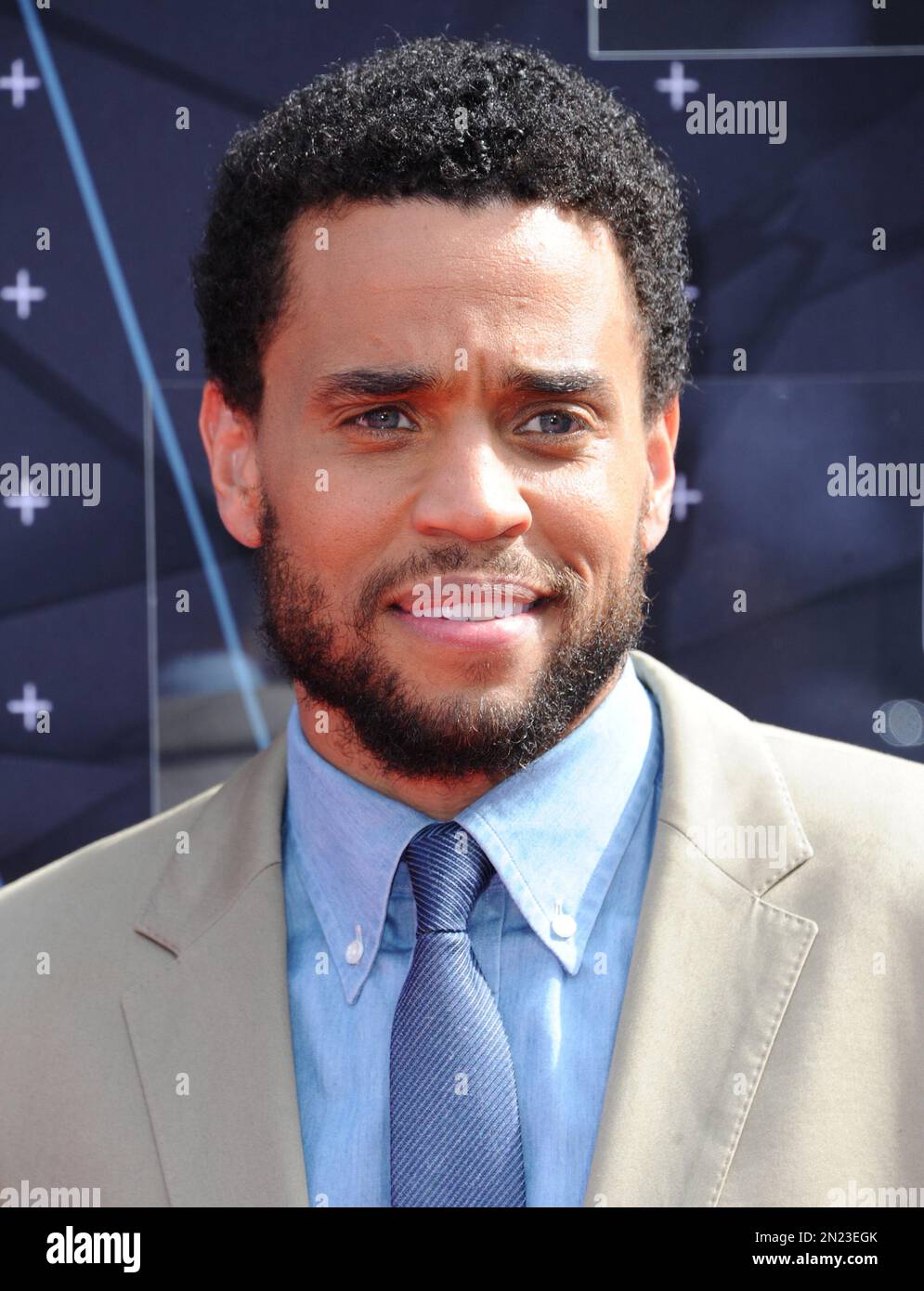 Michael Ealy arrives at the BET Awards at the Microsoft Theater on ...