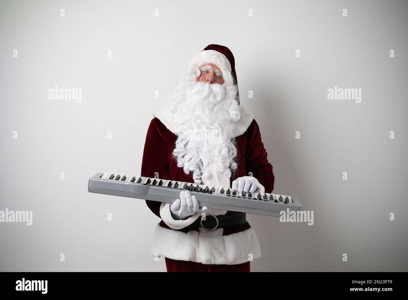 Santa claus synthesizer on hi-res stock photography and images - Alamy