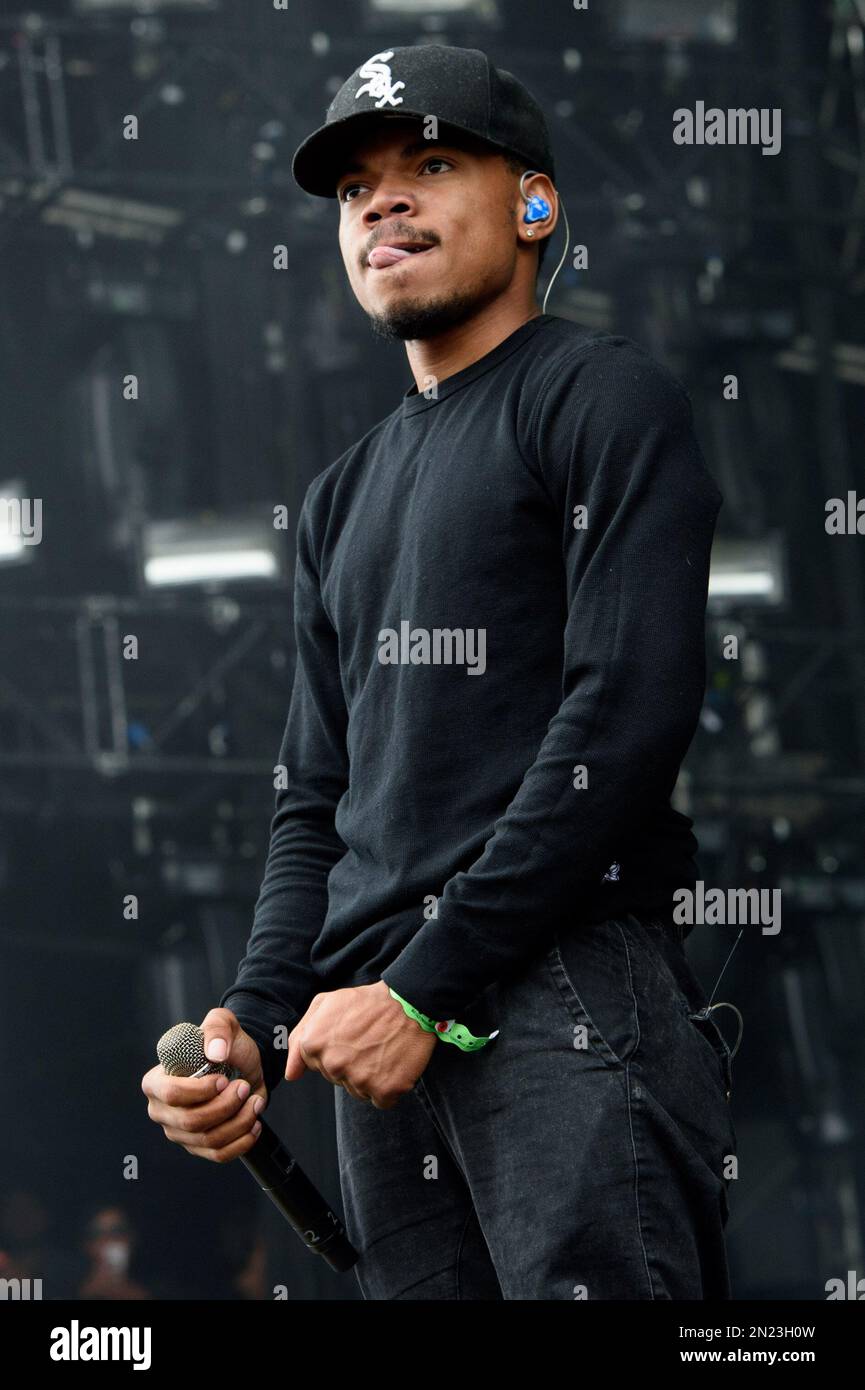 U.S singer Chance The Rapper performs on the main stage at Wireless ...