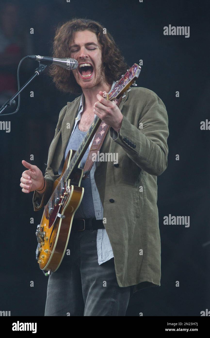 Singer Andrew Hozier-Byrne of the band Hozier performs at the ...