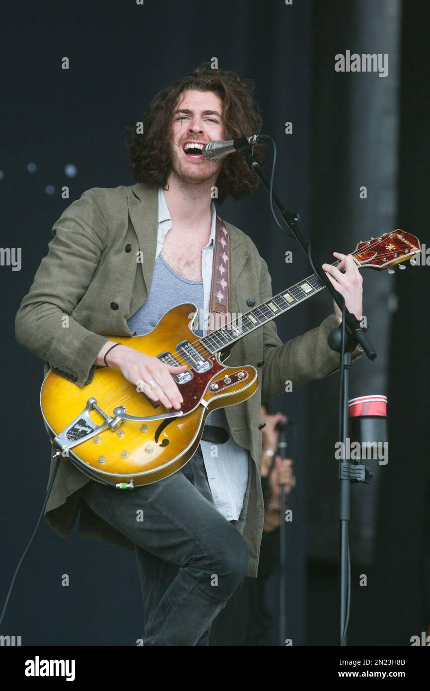 Singer Andrew Hozier-Byrne of the band Hozier perfroms at the ...
