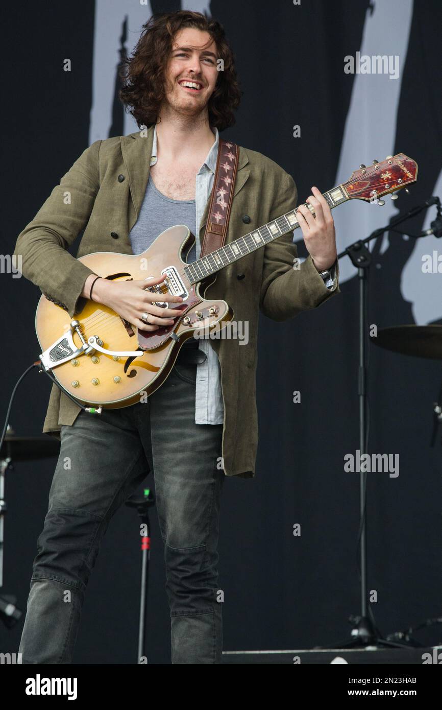 Singer Andrew Hozier-Byrne of the band Hozier perfroms at the ...