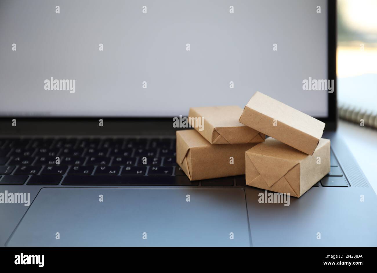 Miniature paper boxes hi-res stock photography and images - Alamy