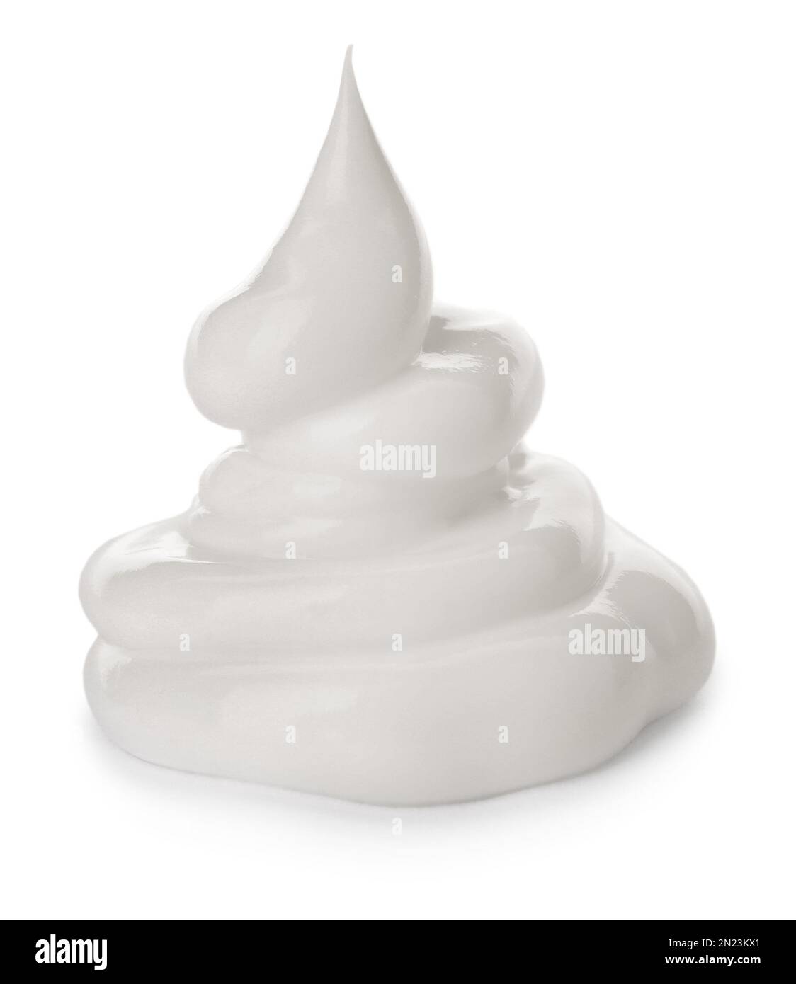 Cream sample on white background. Cosmetic product Stock Photo - Alamy