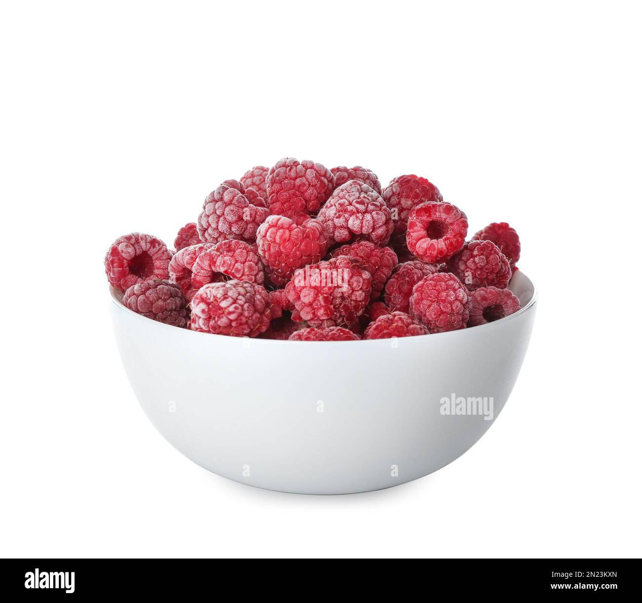 Frozen raspberries in bowl hi-res stock photography and images - Alamy