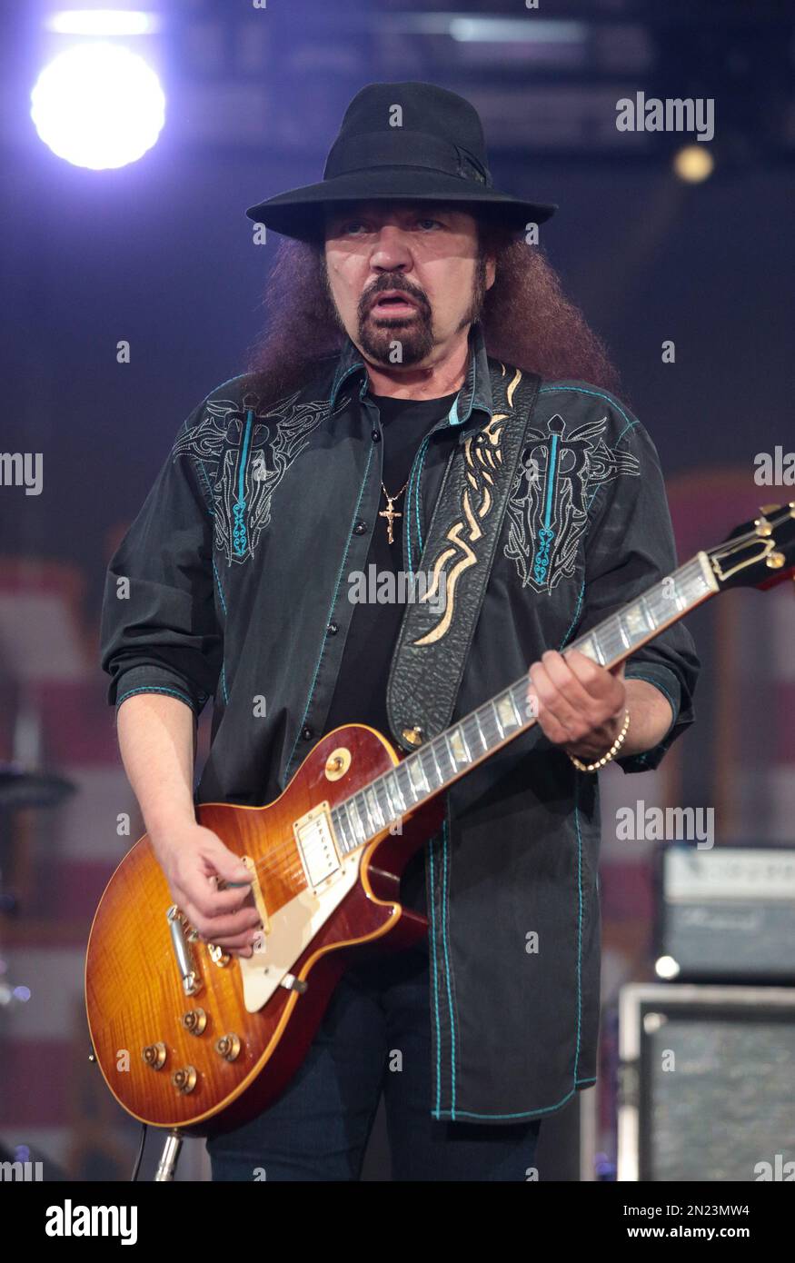 Gary Rossington of the band Lynyrd Skynyrd performs on Day 1 of the ...