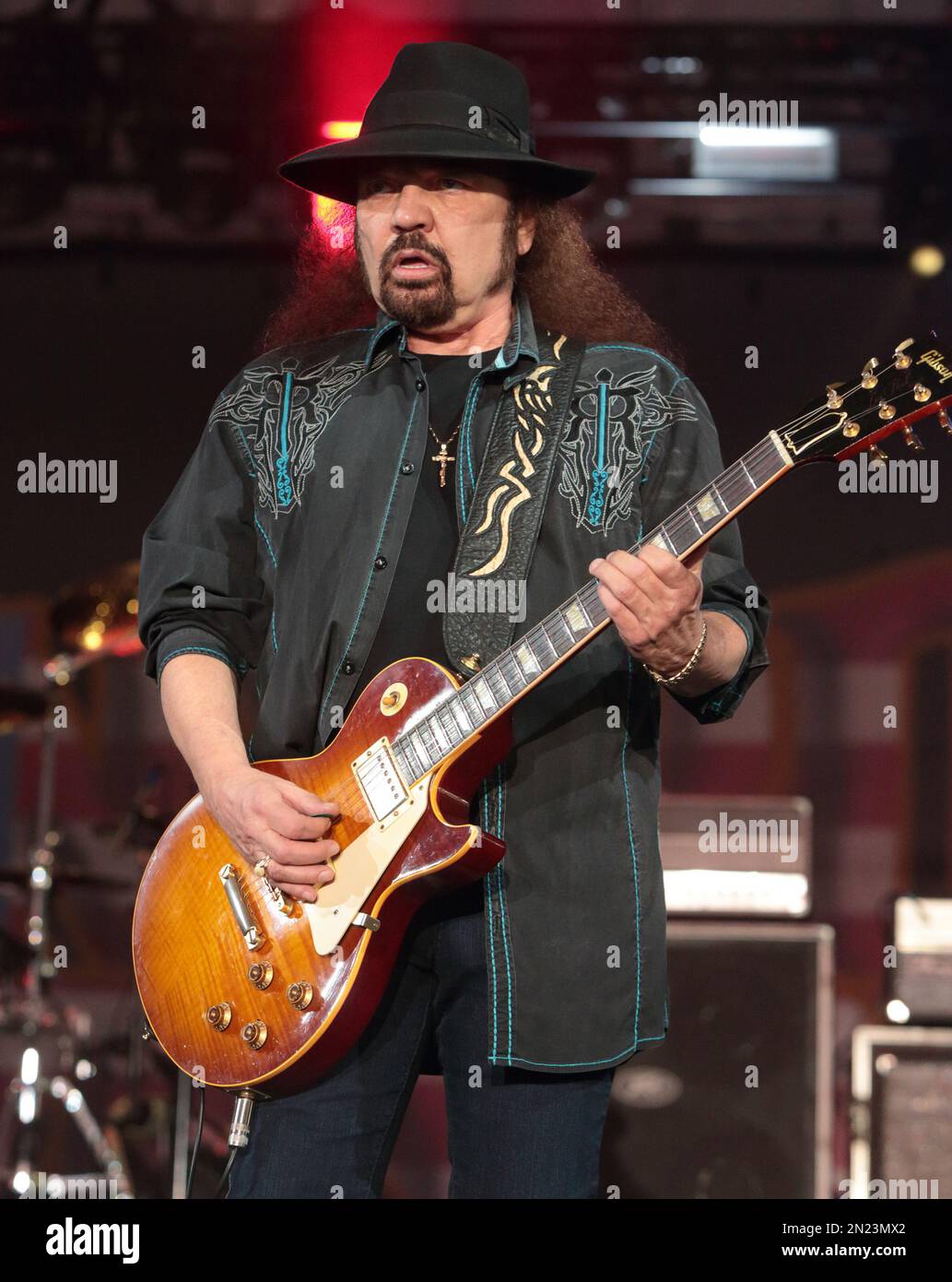 Gary Rossington of the band Lynyrd Skynyrd performs on Day 1 of the ...