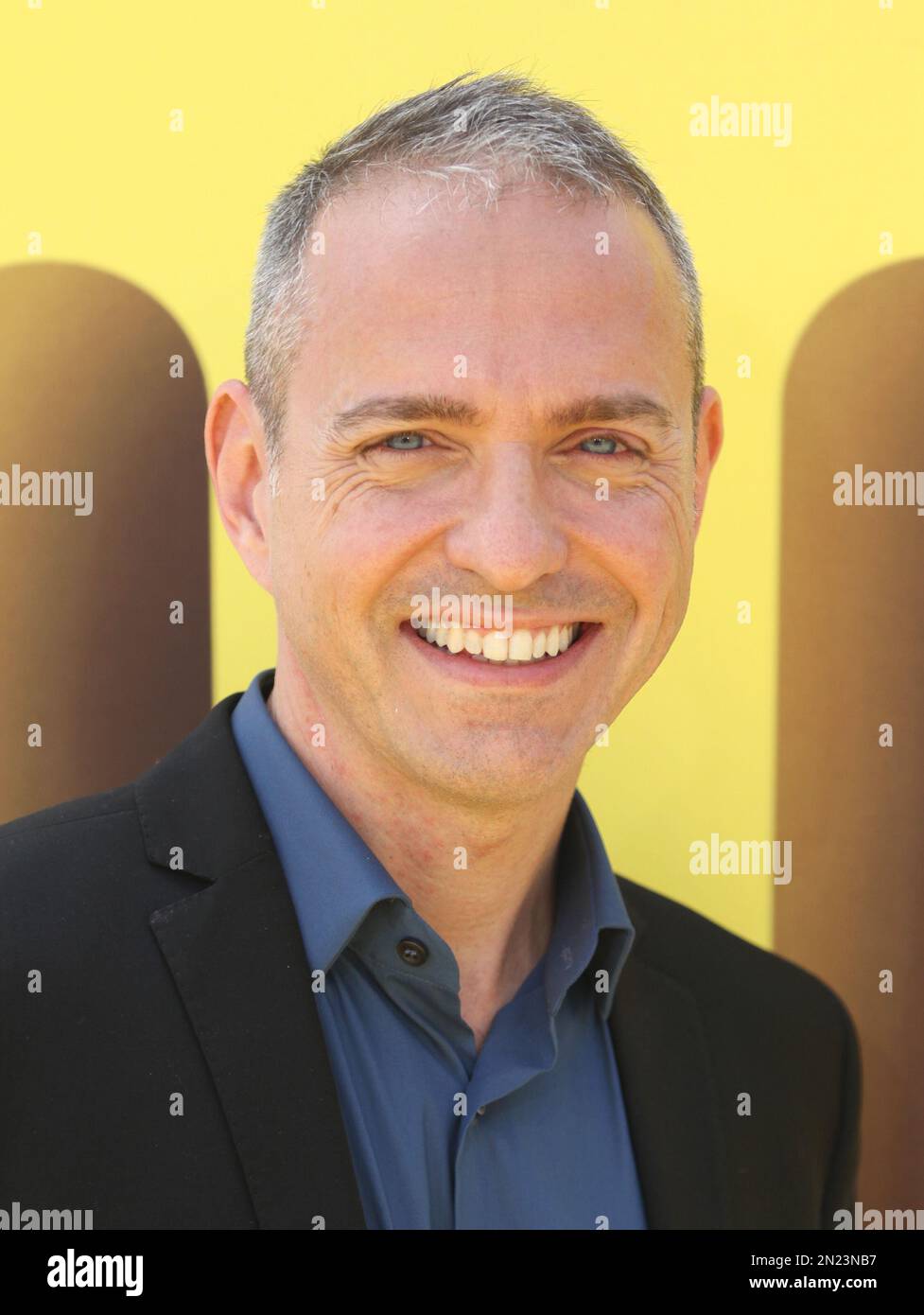 Director Kyle Balda arrives at the Los Angeles premiere of "Minions" at ...