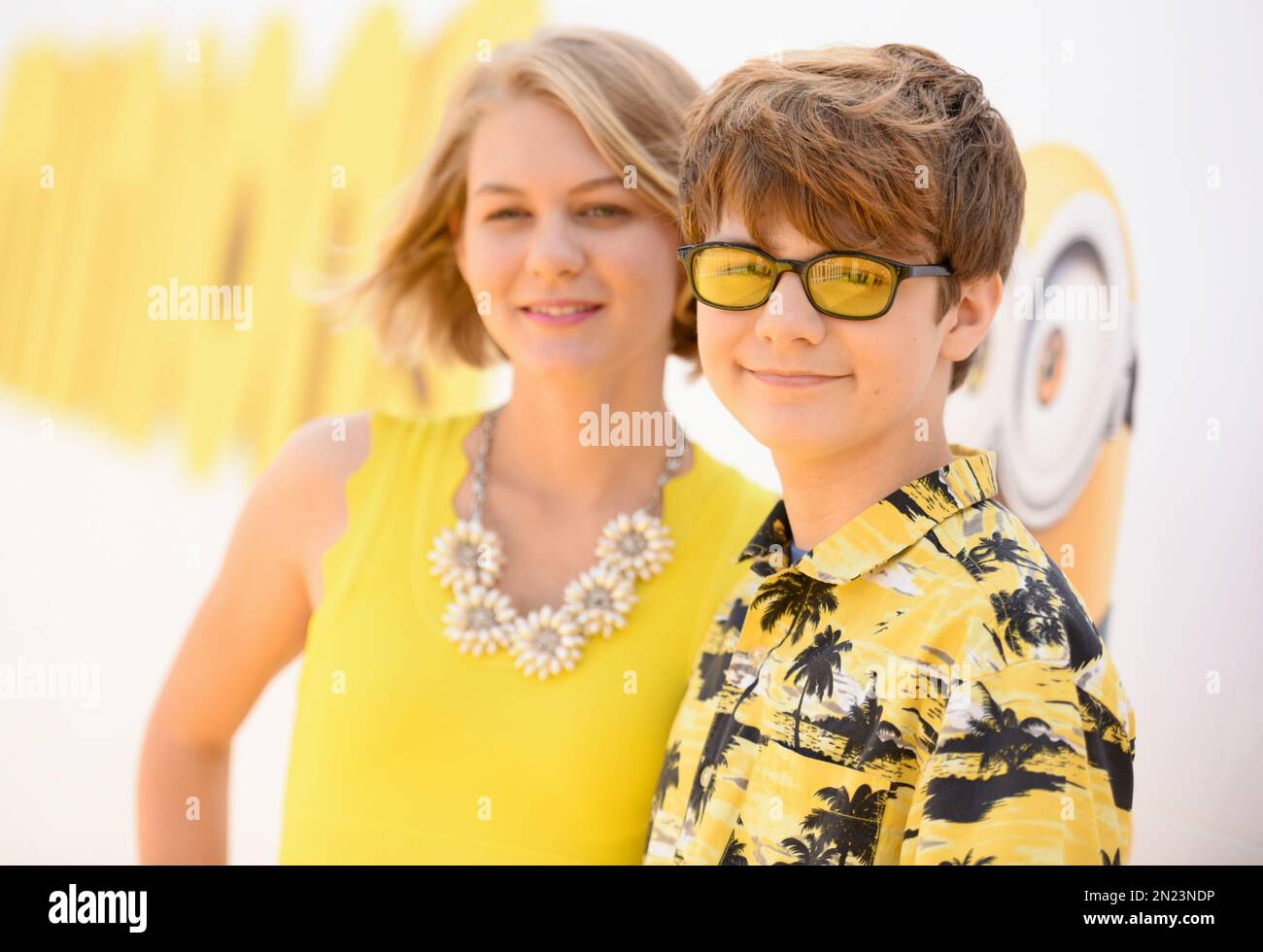 Ryan Simpkins, left, and Ty Simpkins arrive at the Los Angeles premiere ...