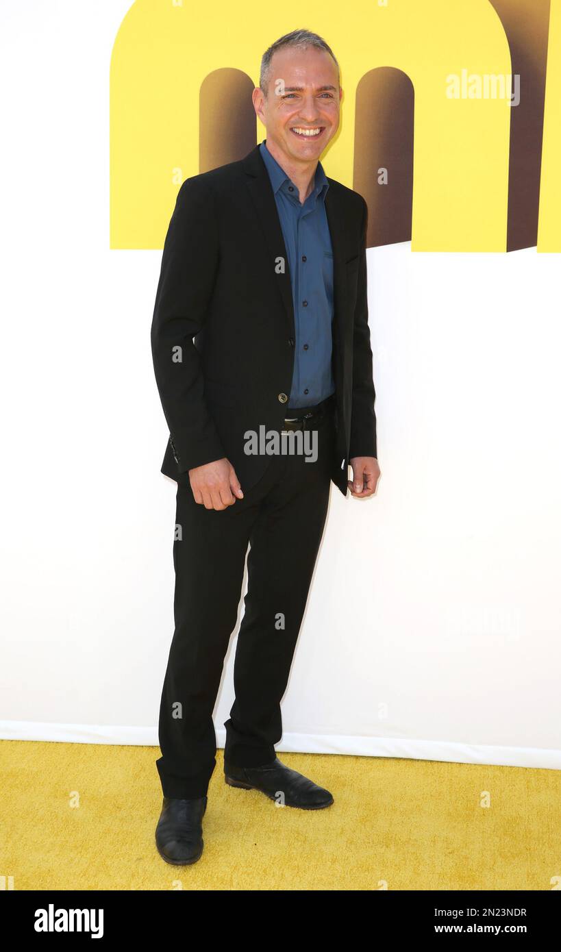 Director Kyle Balda arrives at the Los Angeles premiere of "Minions" at ...