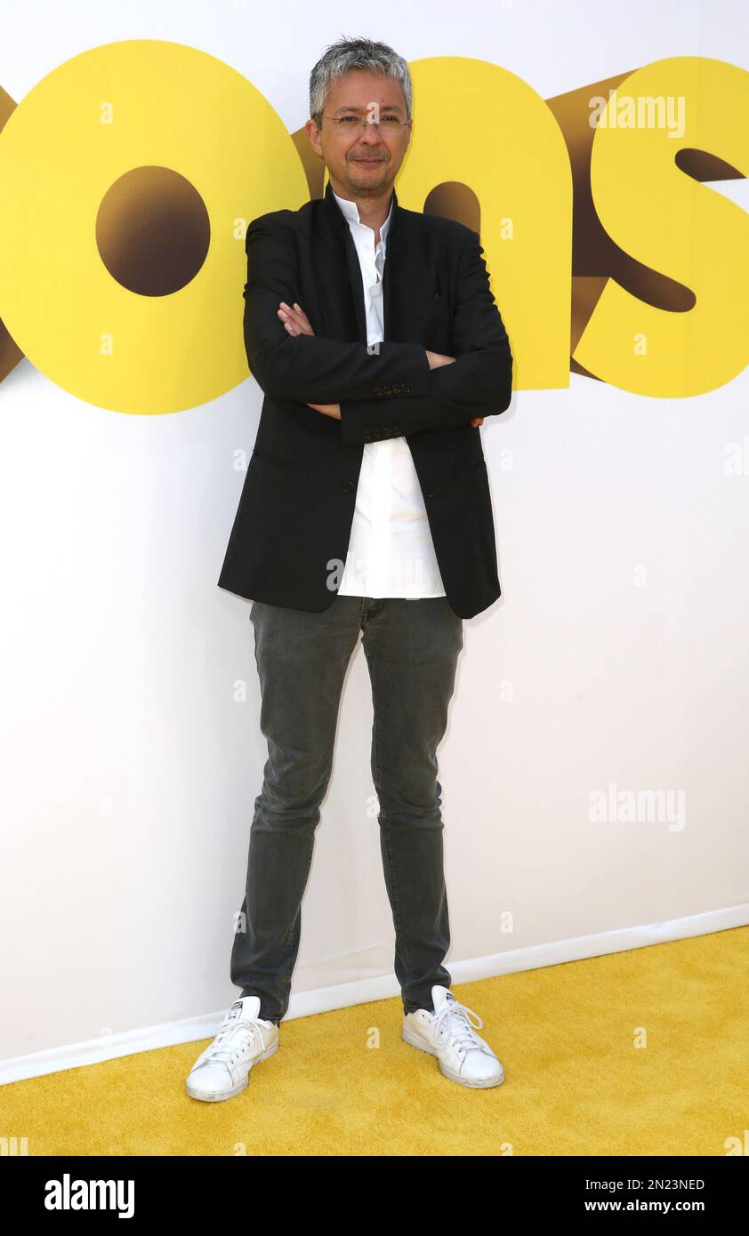 Director Pierre Coffin arrives at the Los Angeles premiere of "Minions ...