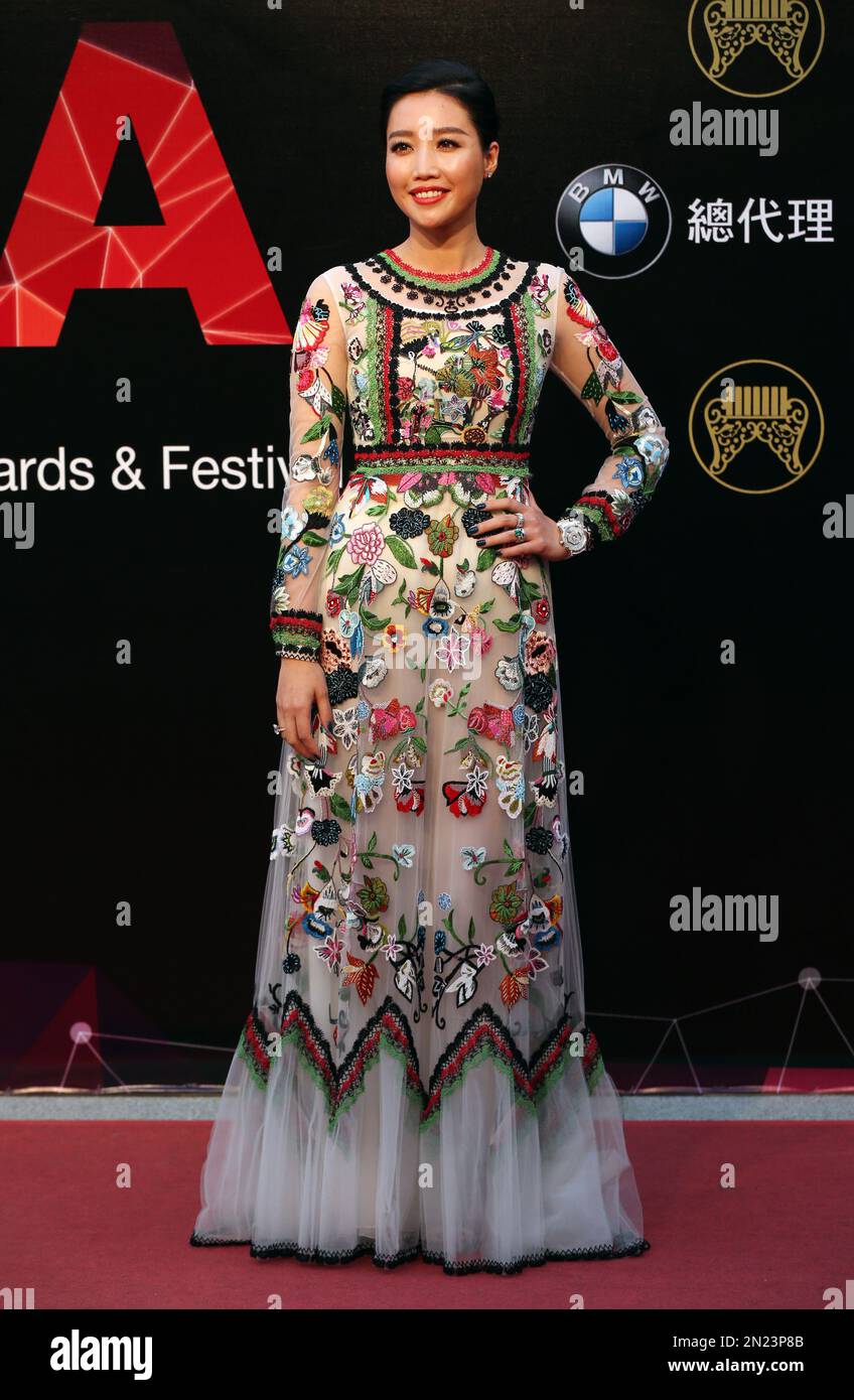 Taiwanese singer A-Lin arrives at the 26th Golden Melody Awards in ...