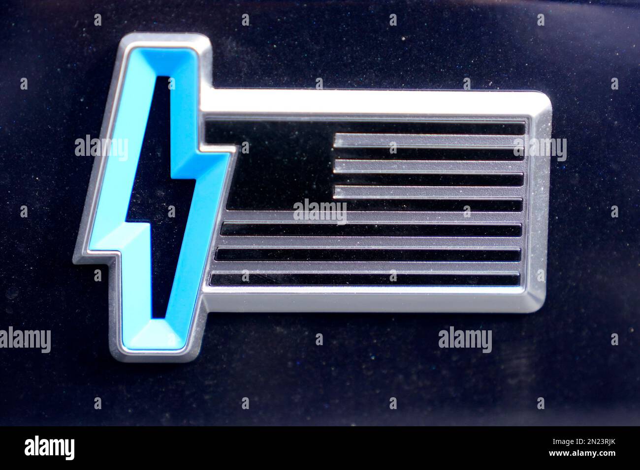Blue Lightning Bolt American Flag