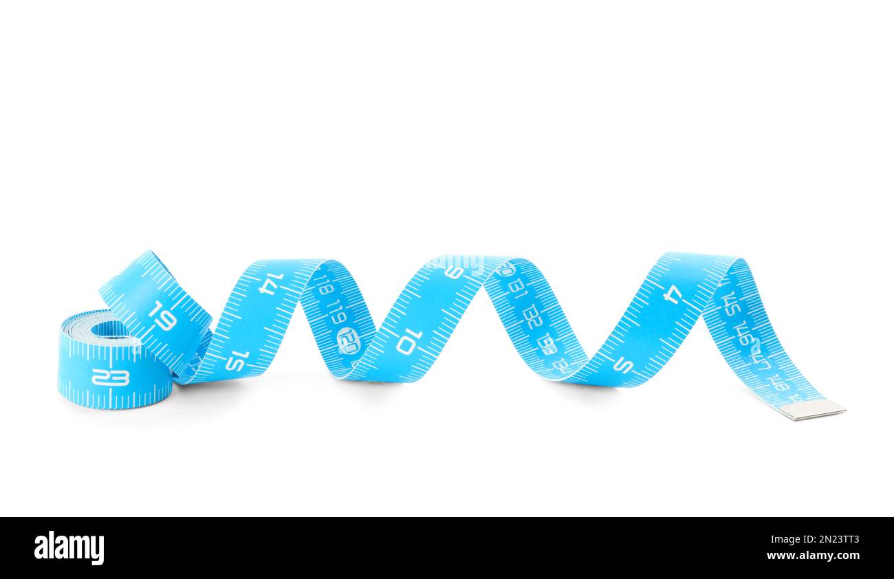 Blue measuring tape hi-res stock photography and images - Alamy