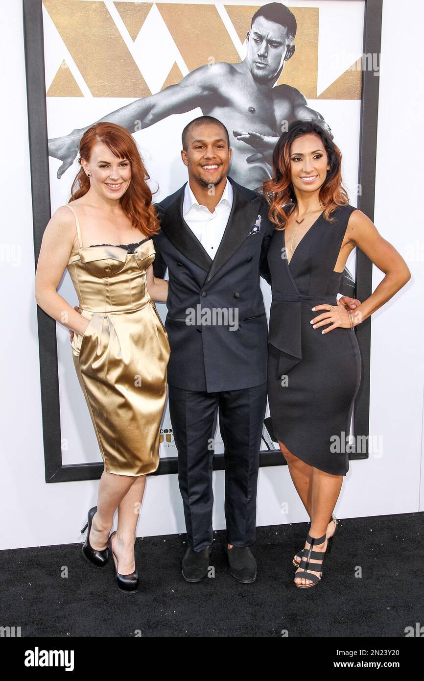 From left, Alison Faulk, Luke Broadlick, and Teresa Espinosa arrive at ...