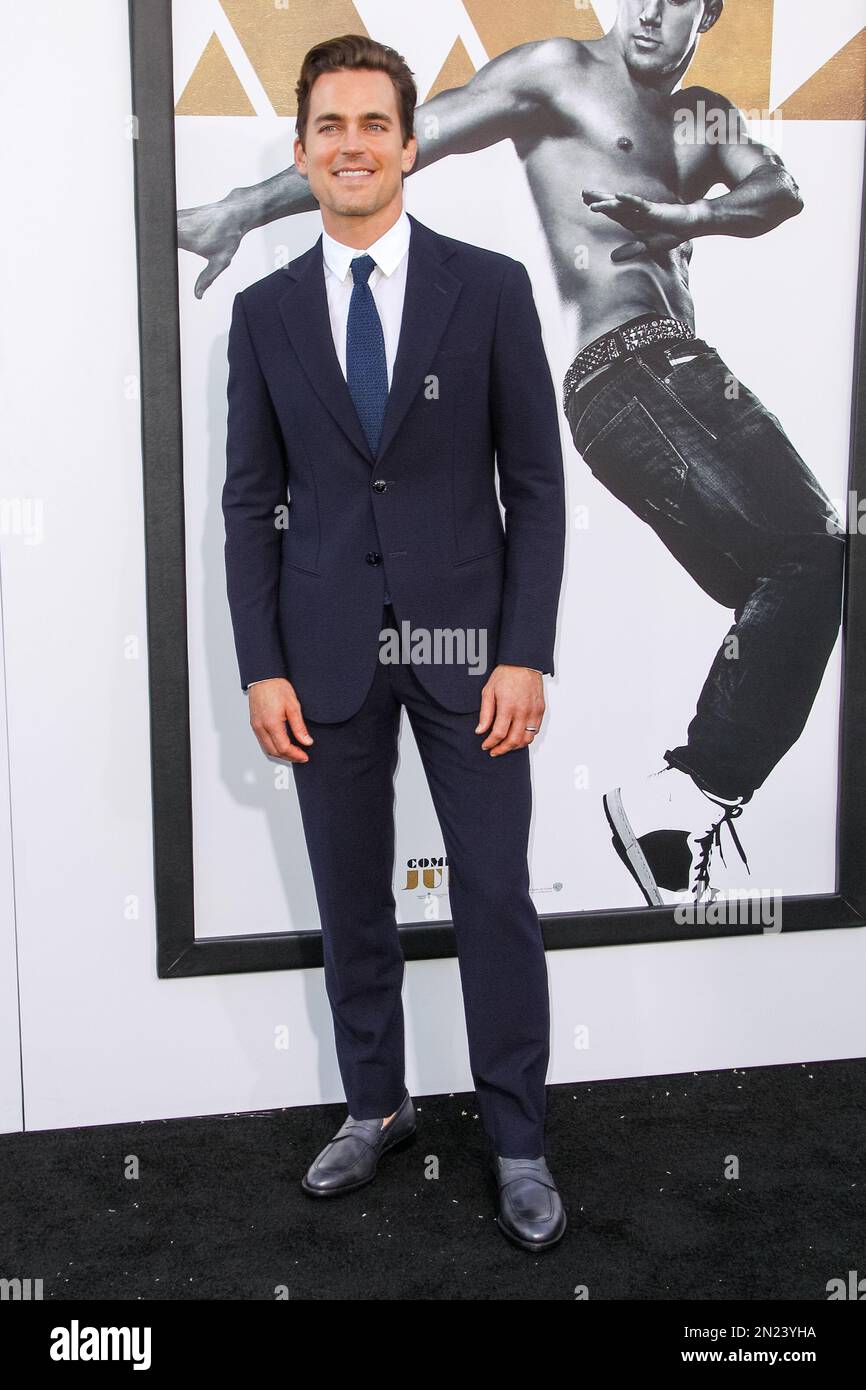 Matt Bomer arrives at the Los Angeles premiere of "Magic Mike XXL" at ...