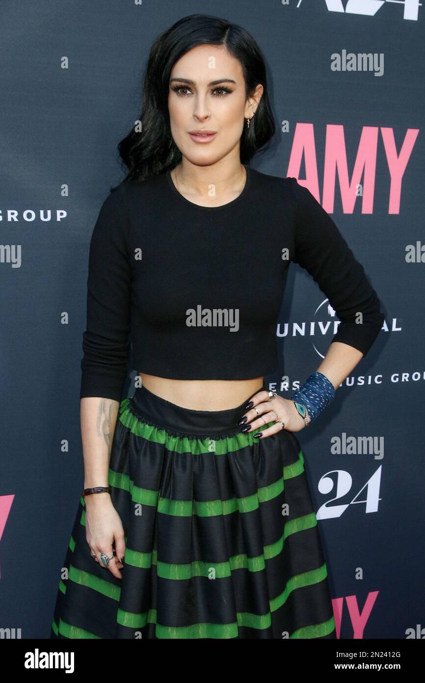 Rumer Willis arrives at the LA Premiere of "Amy" at The Theater at ...