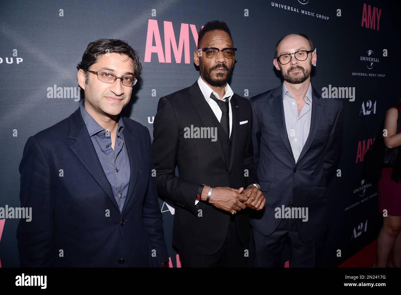 Director Asif Kapadia, Darcus Beese, President of Island Records UK ...