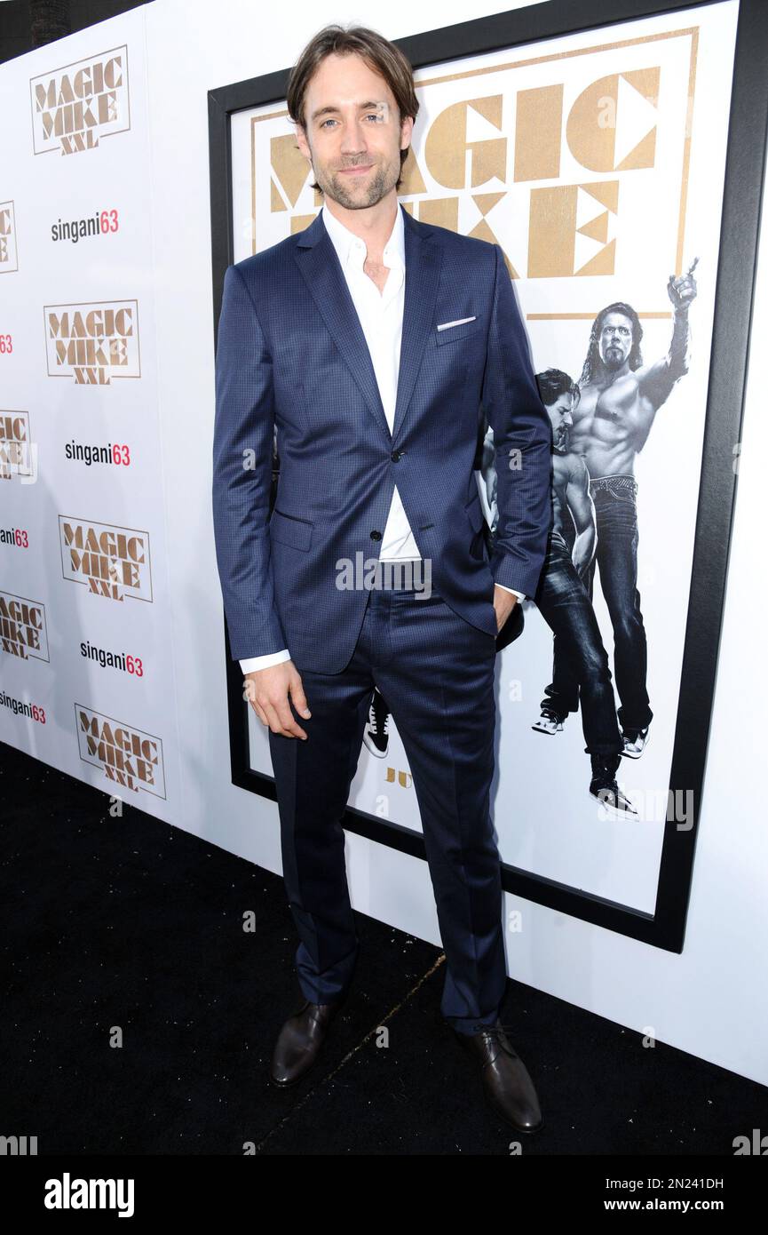 Reid Carolin arrives at the Los Angeles premiere of "Magic Mike XXL" at ...