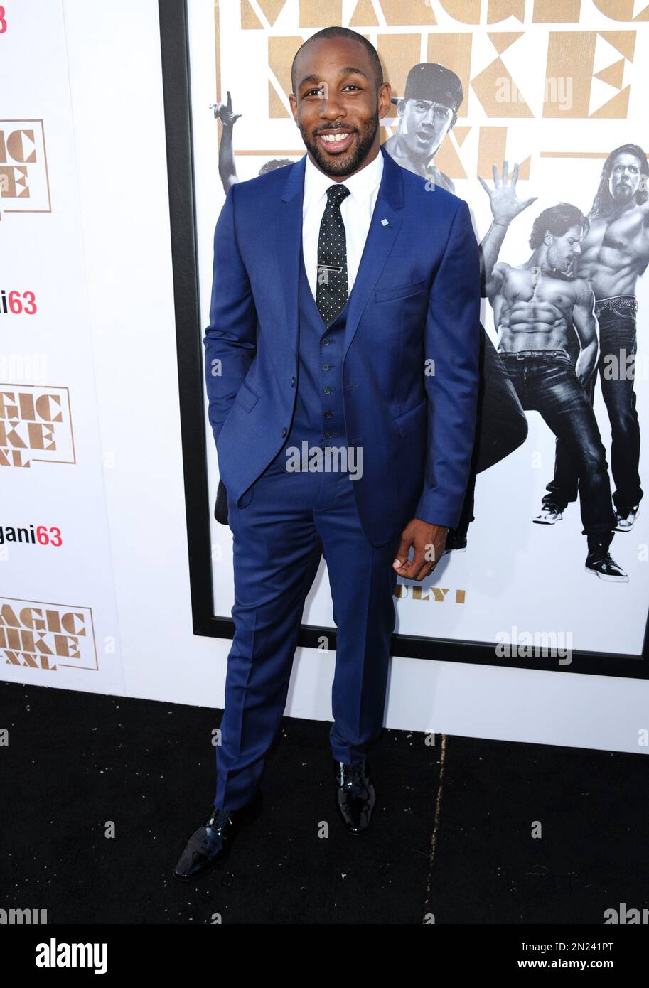Stephen "tWitch" Boss arrives at the Los Angeles premiere of "Magic ...