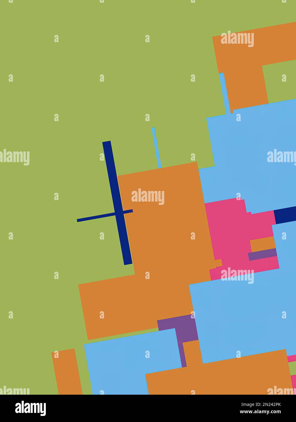 Abstract pattern with a mix of geometric shapes in pastel colors. Ideal ...