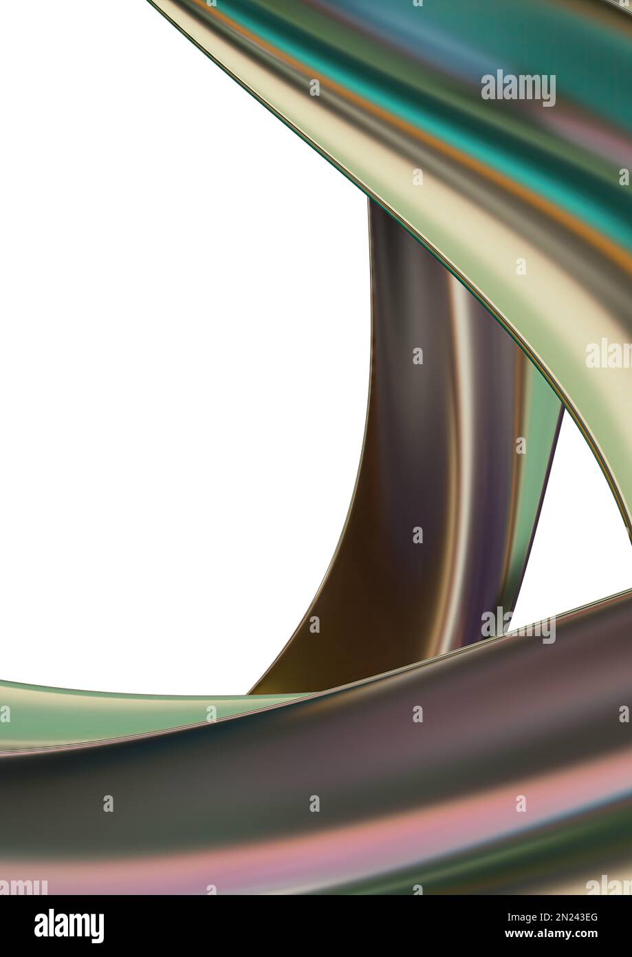 Dark curved metal plate X shape Abstract, dramatic, modern, luxurious ...