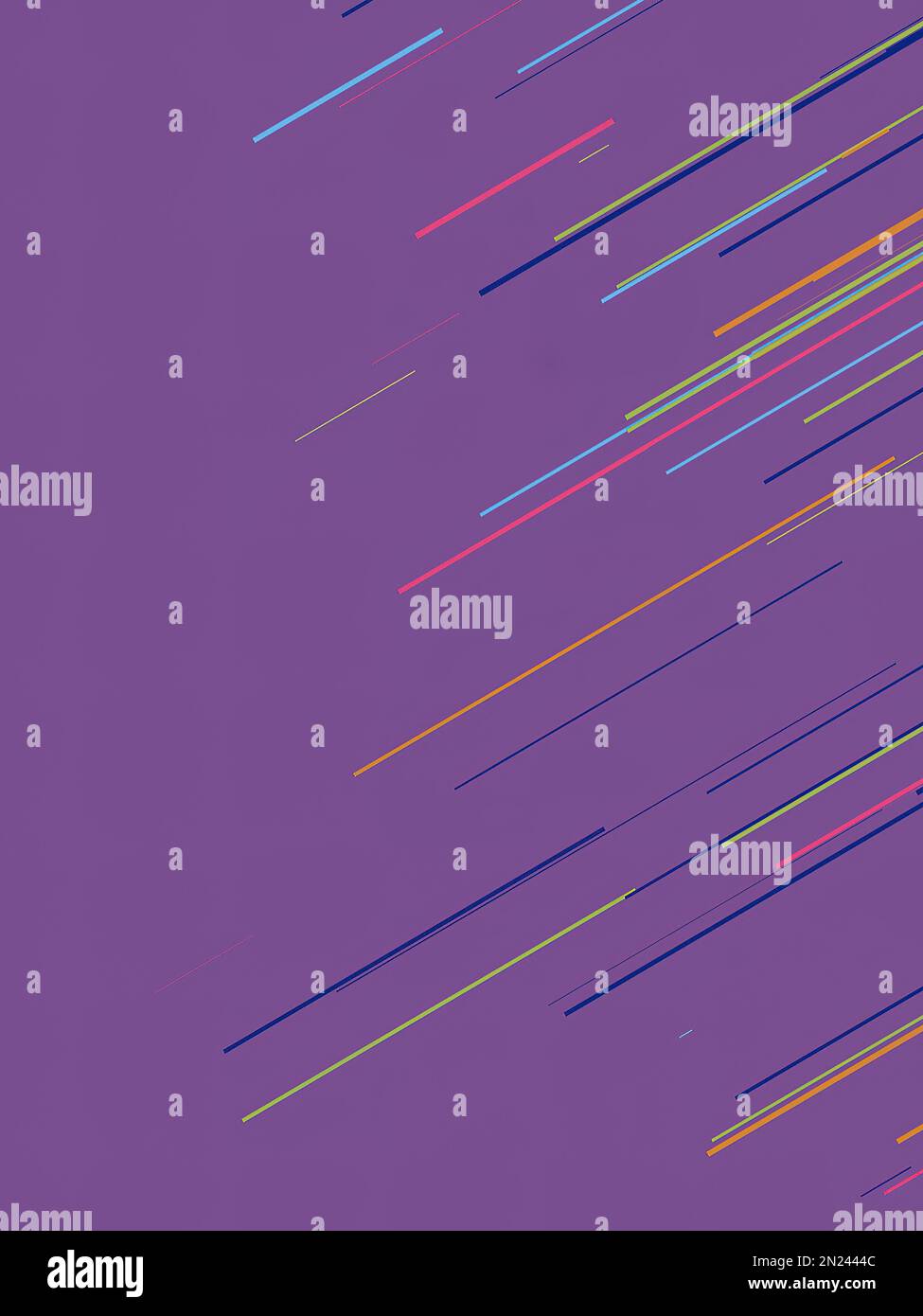 Stylish wall art with a colorful and playful pattern of geometric lines ...