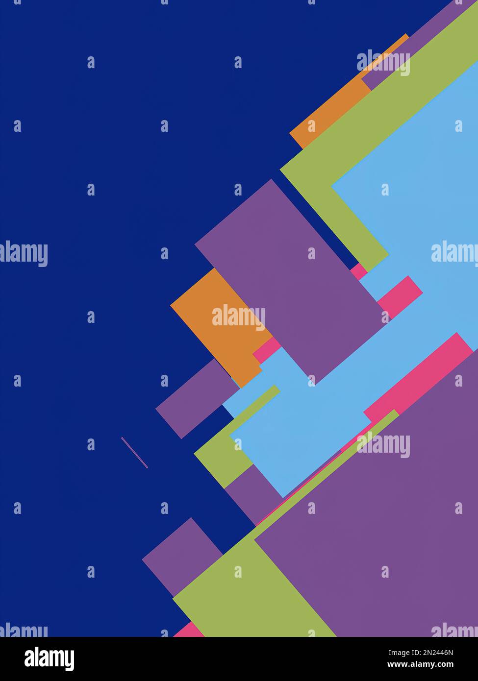 Creative and simple abstract design with a blend of squares different ...