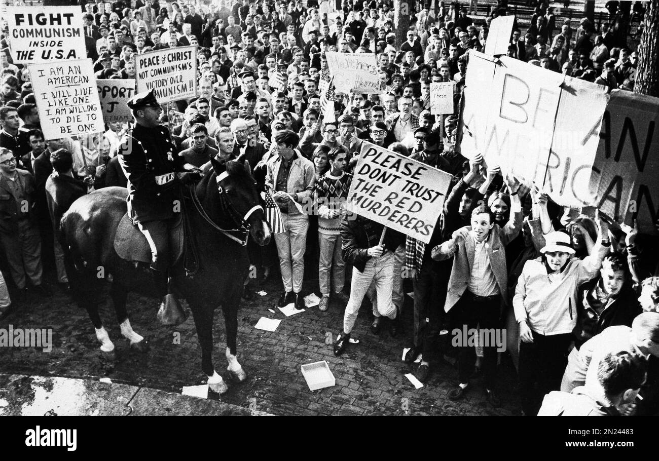 College students hold a rally on historic Boston Common to protest U.S ...