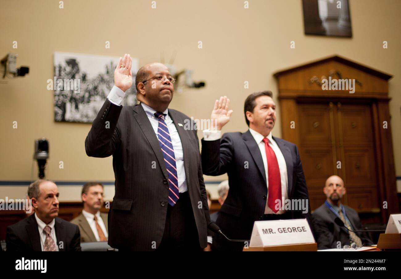 Treasury Inspector General J. Russell George, left, and Deputy ...
