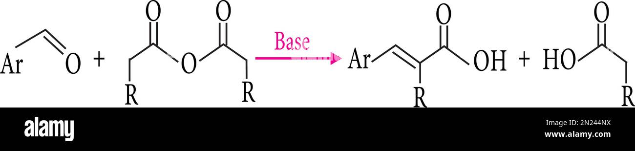 Perkin Reaction Mechanism .vector image Stock Vector Image & Art - Alamy