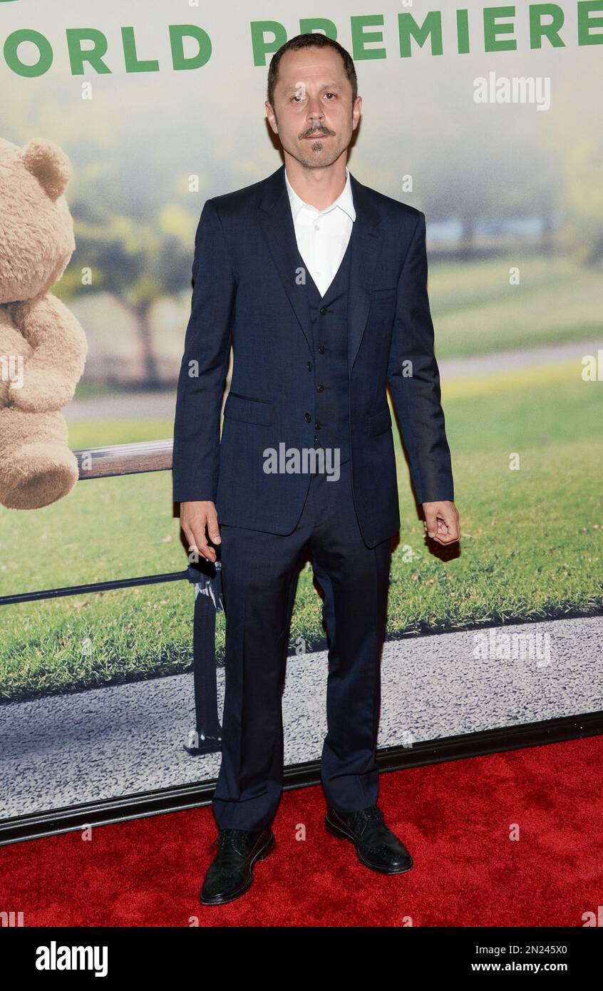 Giovanni Ribisi attends the world premiere of "Ted 2" at the Ziegfeld ...