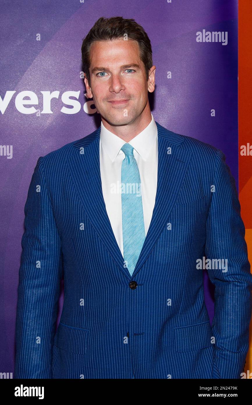 Thomas Roberts arrives at the NBCUniversal New York Summer Press Day ...