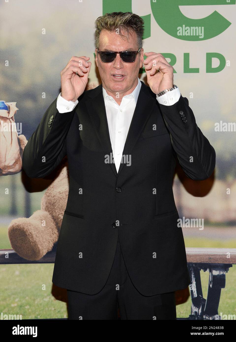 Sam J. Jones attends the world premiere of "Ted 2" at the Ziegfeld ...