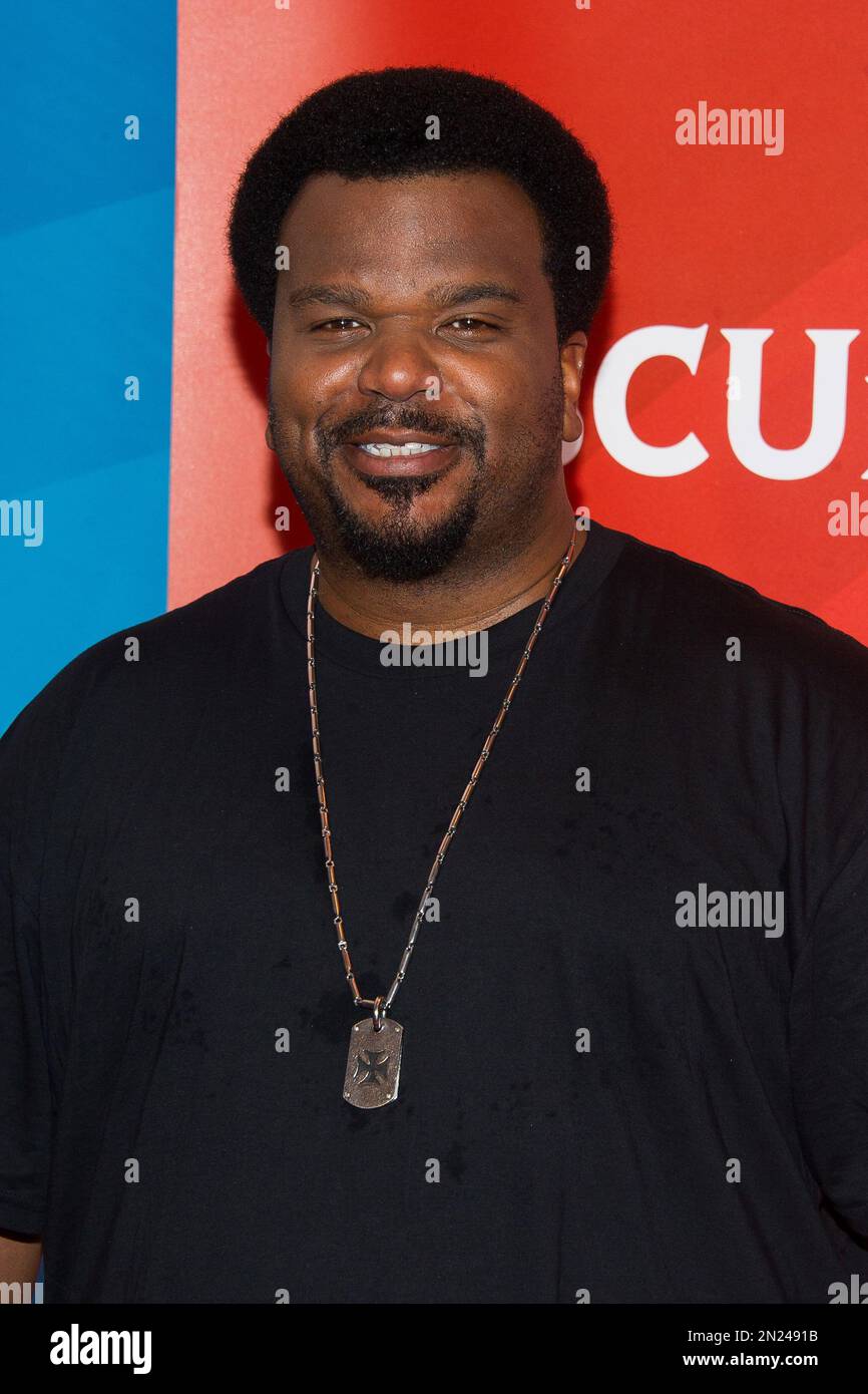 Craig Robinson arrives at the NBCUniversal New York Summer Press Day ...