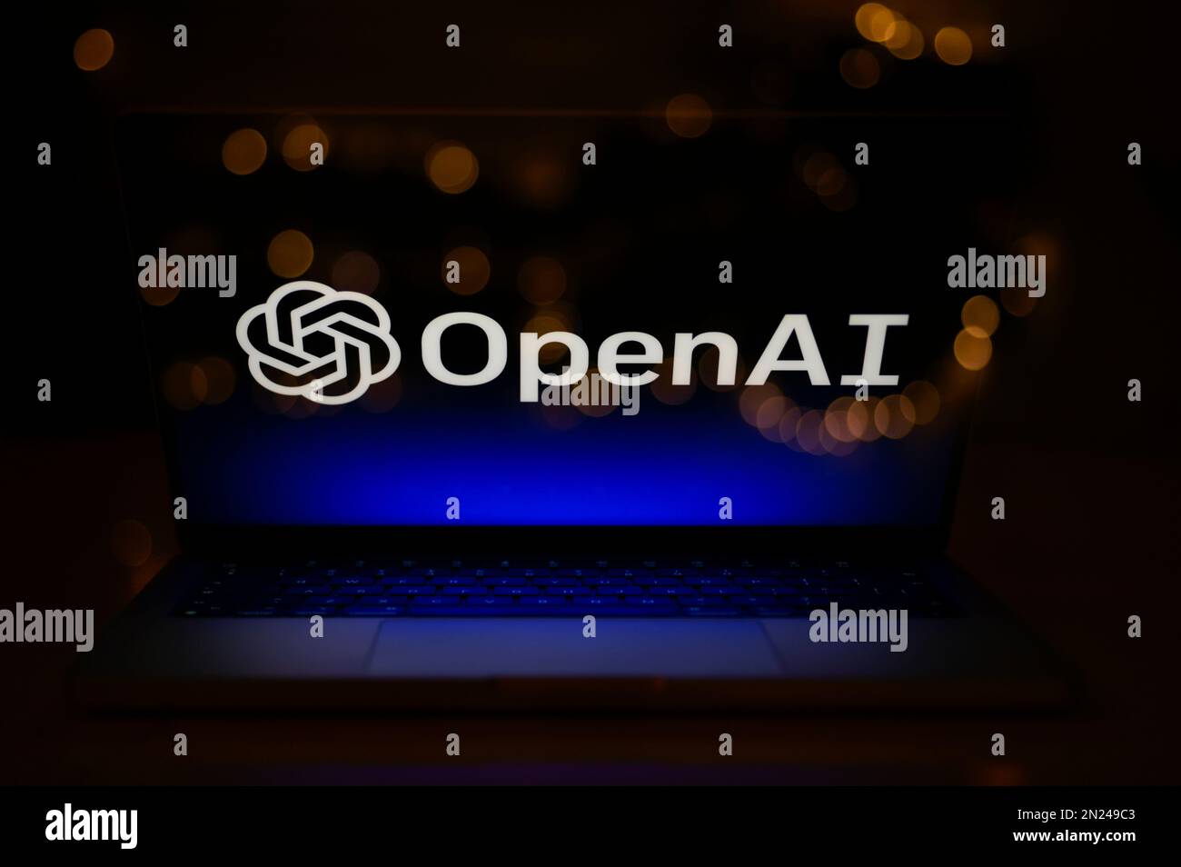 The Google and OpenAI logos are seen in this photo illustration in ...