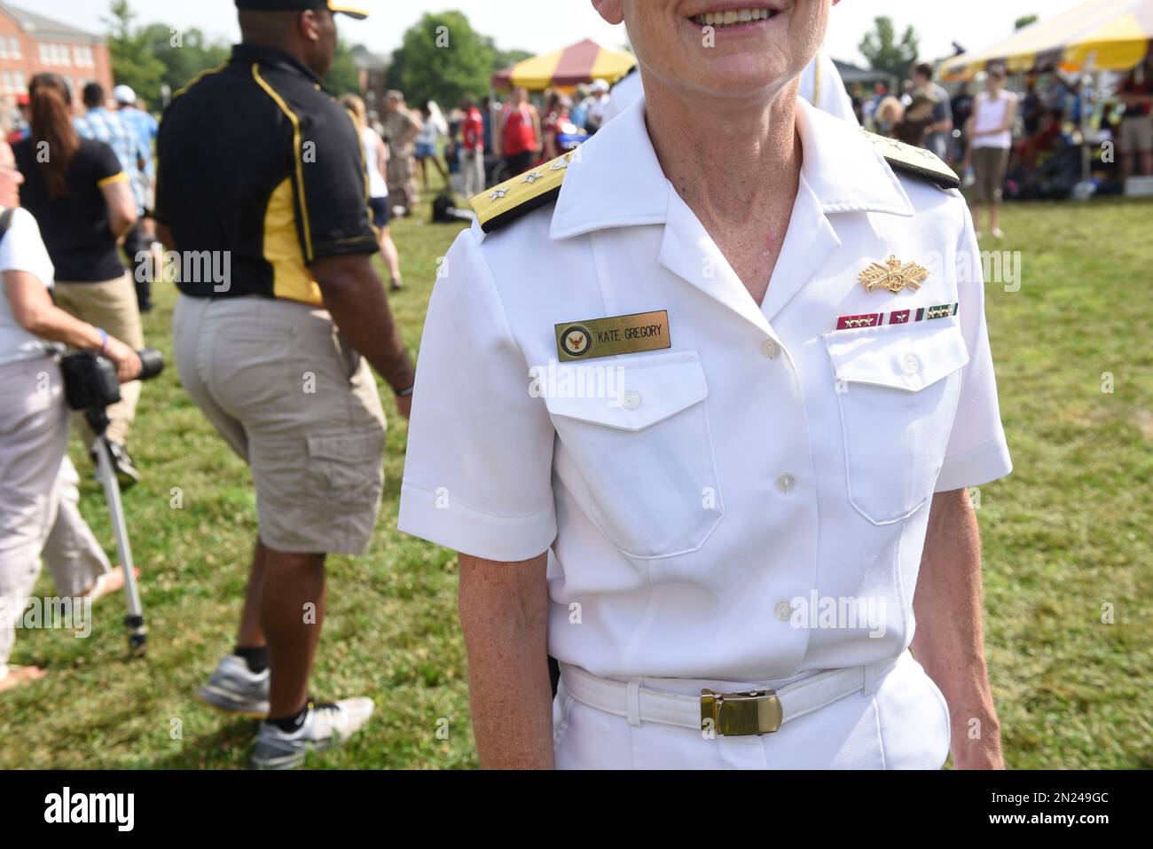 IMAGE DISTRIBUTED FOR DELOITTE DEVELOPLMENT LLC – Rear Admiral Kate Gregory, Commander, Naval ...