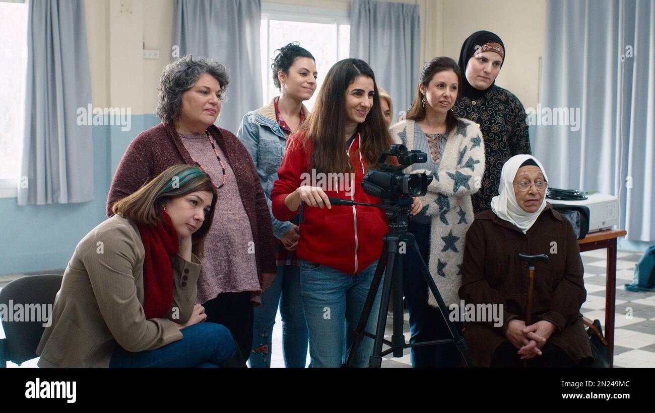 CINEMA SABAYA, from left: Orit Samuel, Khawlah Hag-Debsy, Aseel Farhat ...