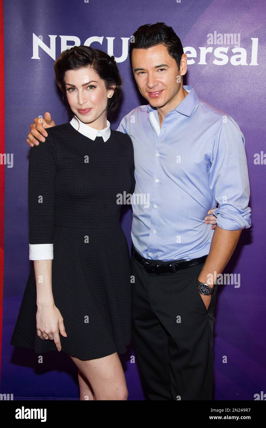 Stevie Ryan and Dr. Mike Dow arrive at the NBCUniversal New York Summer ...