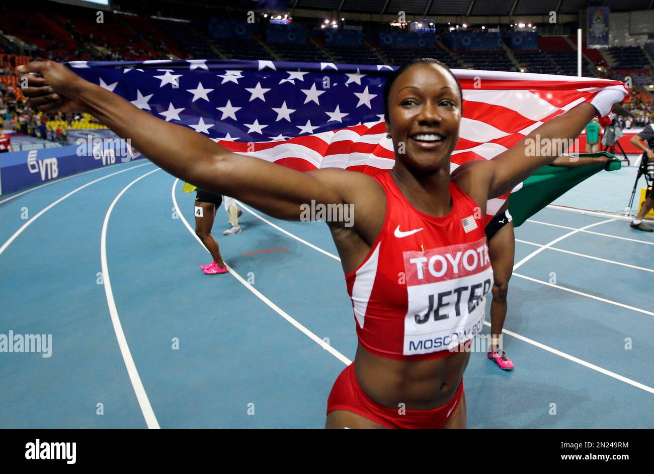 FILE - In this Aug. 12, 2013, file photo, United States' Carmelita ...