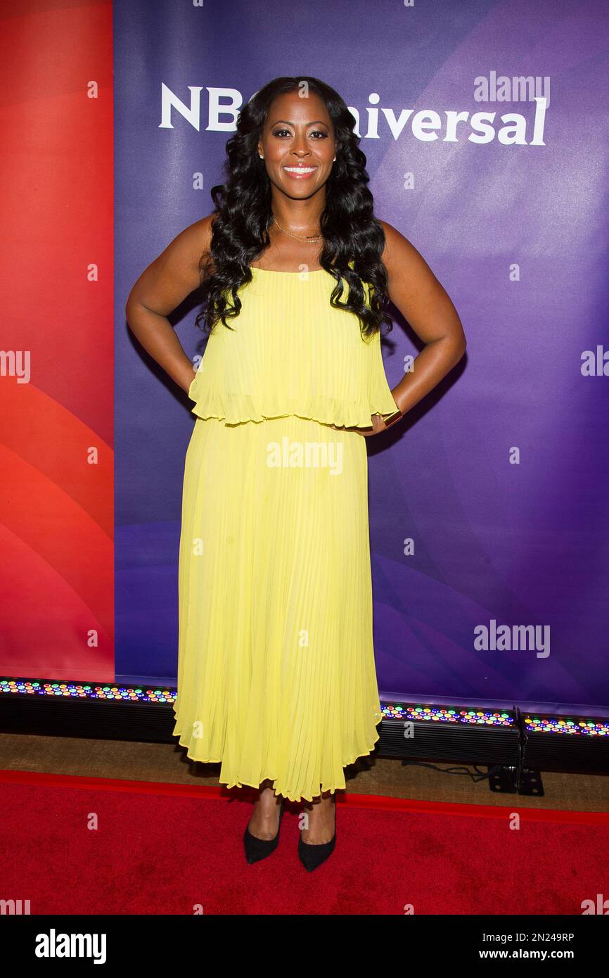 Nichelle Hines arrives at the NBCUniversal New York Summer Press Day ...