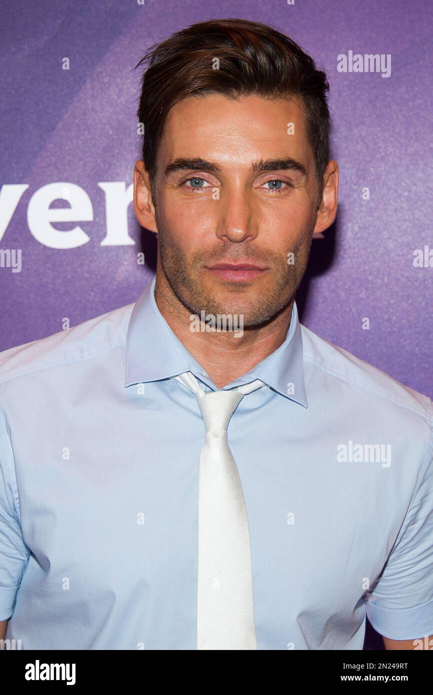 Nick Hounslow arrives at the NBCUniversal New York Summer Press Day ...