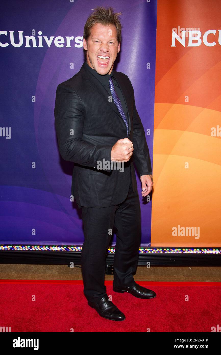 Chris Jericho arrives at the NBCUniversal New York Summer Press Day ...