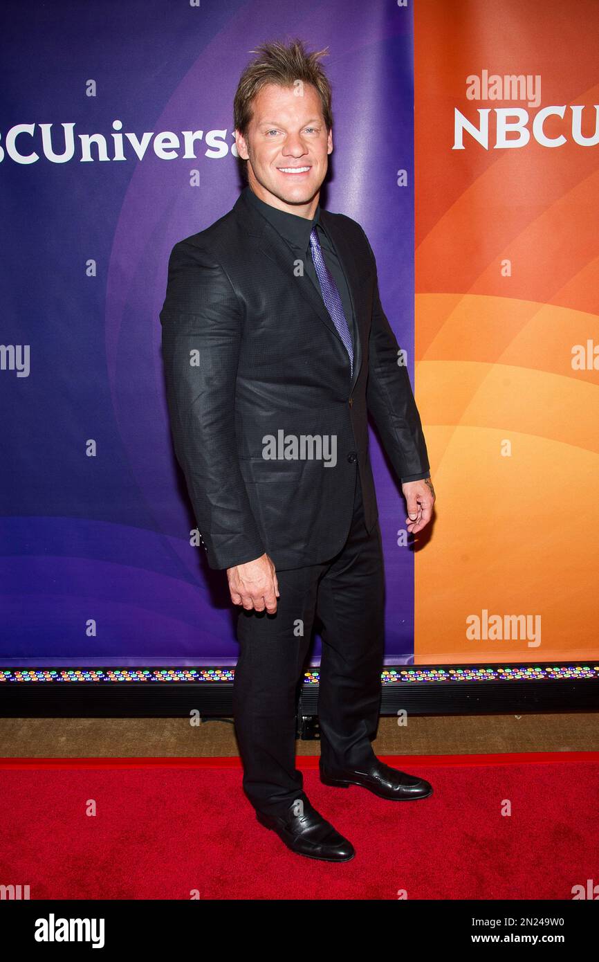 Chris Jericho arrives at the NBCUniversal New York Summer Press Day ...