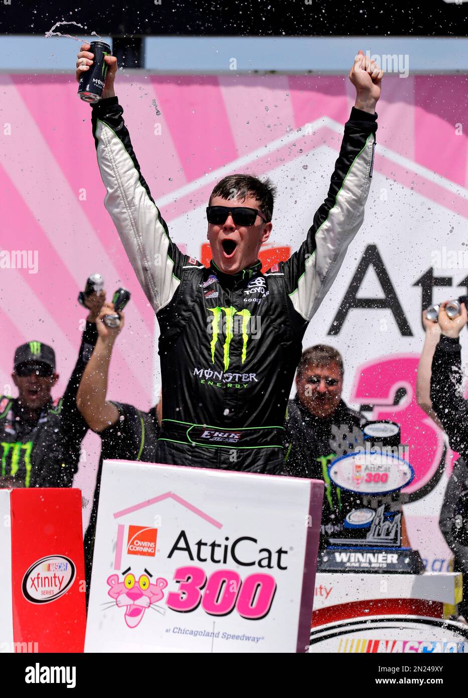 FILE - In this Sunday, June 21, 2015, file photo, driver Erik Jones ...