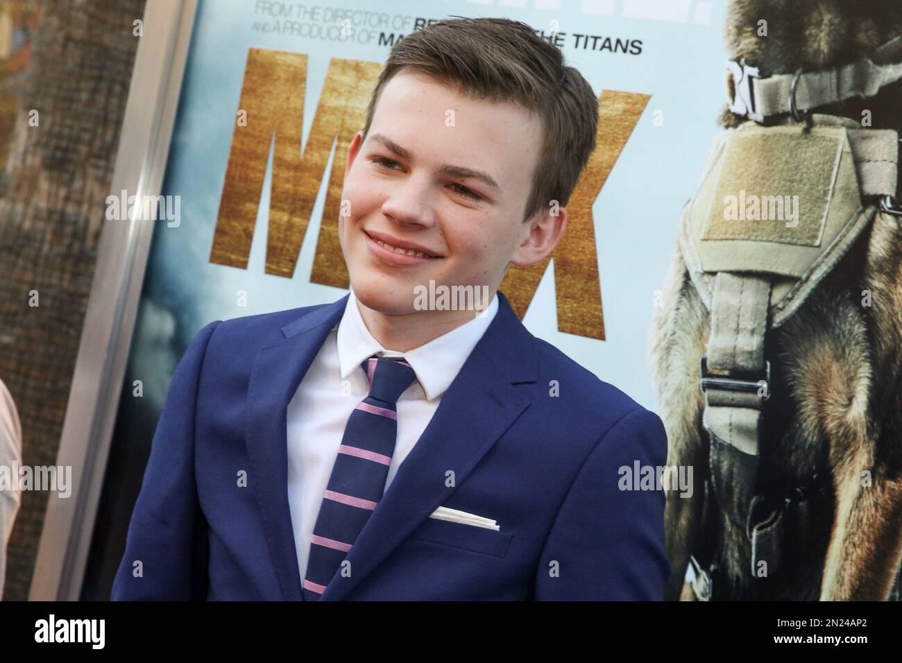 Josh Wiggins arrives at the LA Premiere of "Max" at the Egyptian ...