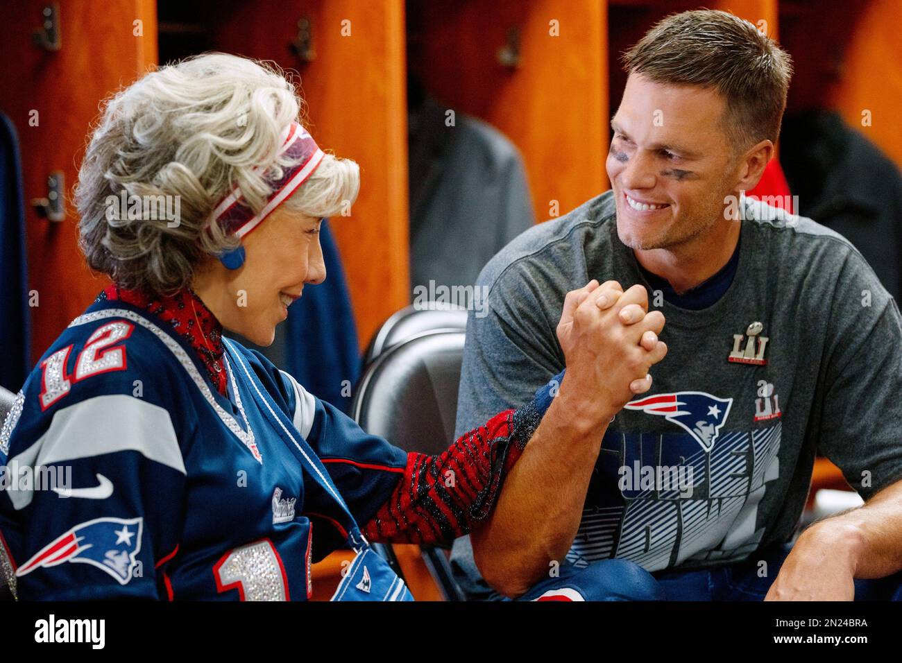 80 FOR BRADY, from left: Lily Tomlin, Tom Brady, 2023. ph: Scott ...